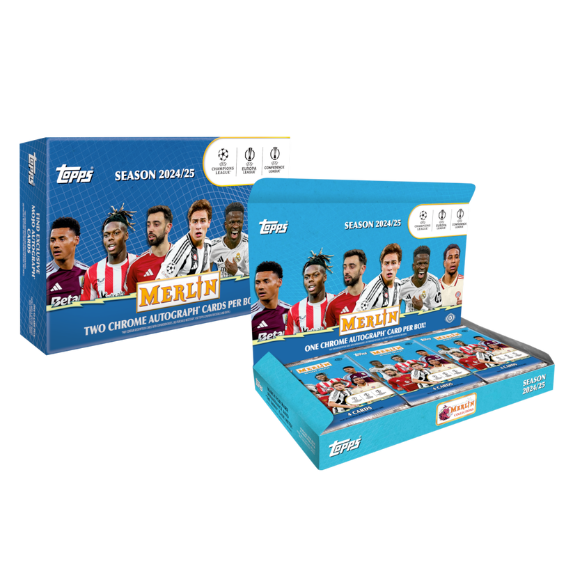 Topps Merlin UCC 2024/25: 2x Hobby Case + 1x Breakers Delight Case - P ...